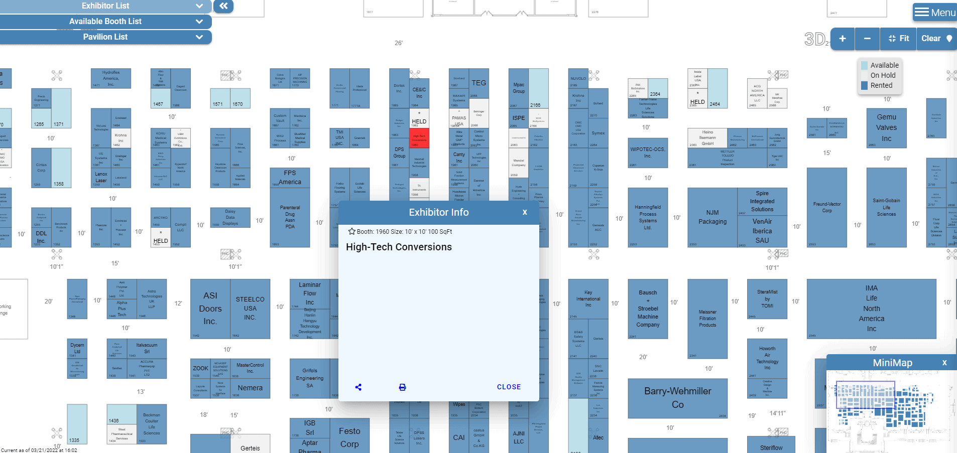 Visit Booth #1960 at Interphex 22 NYC - High-Tech Conversions